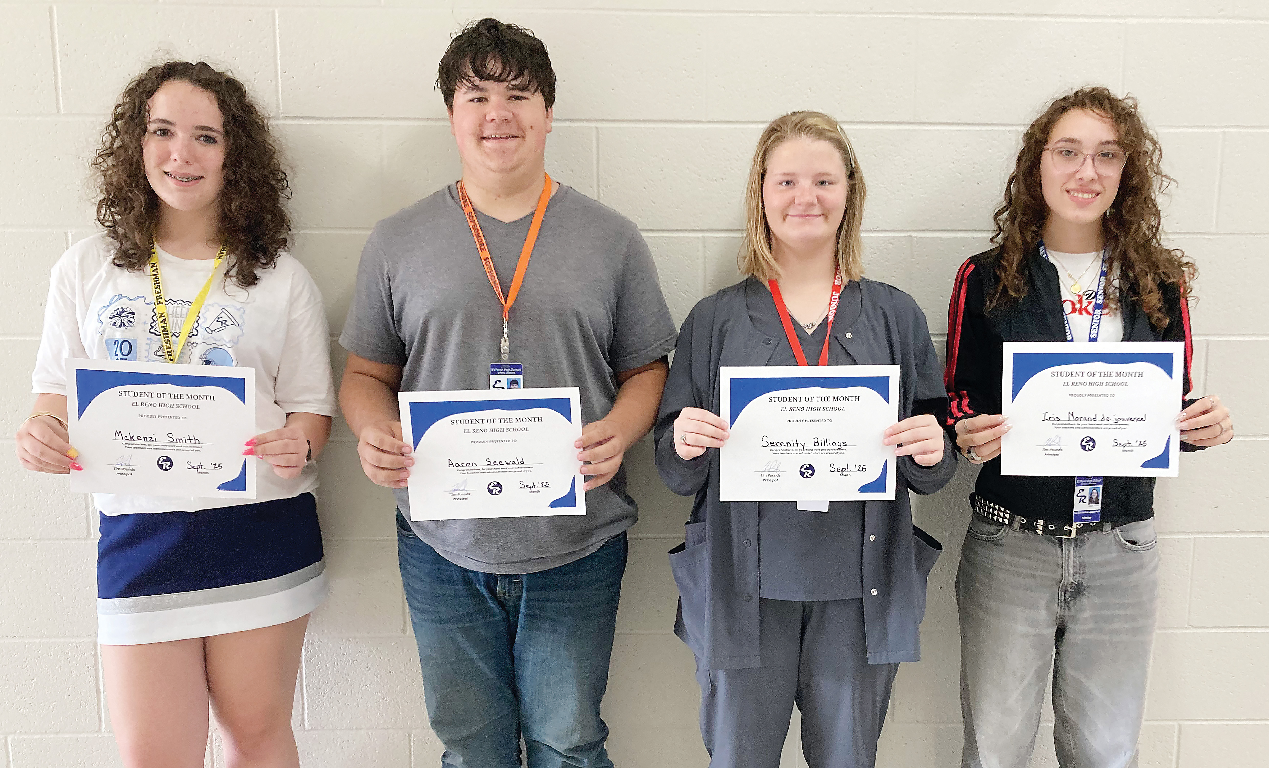 ER High honorees | El Reno Tribune